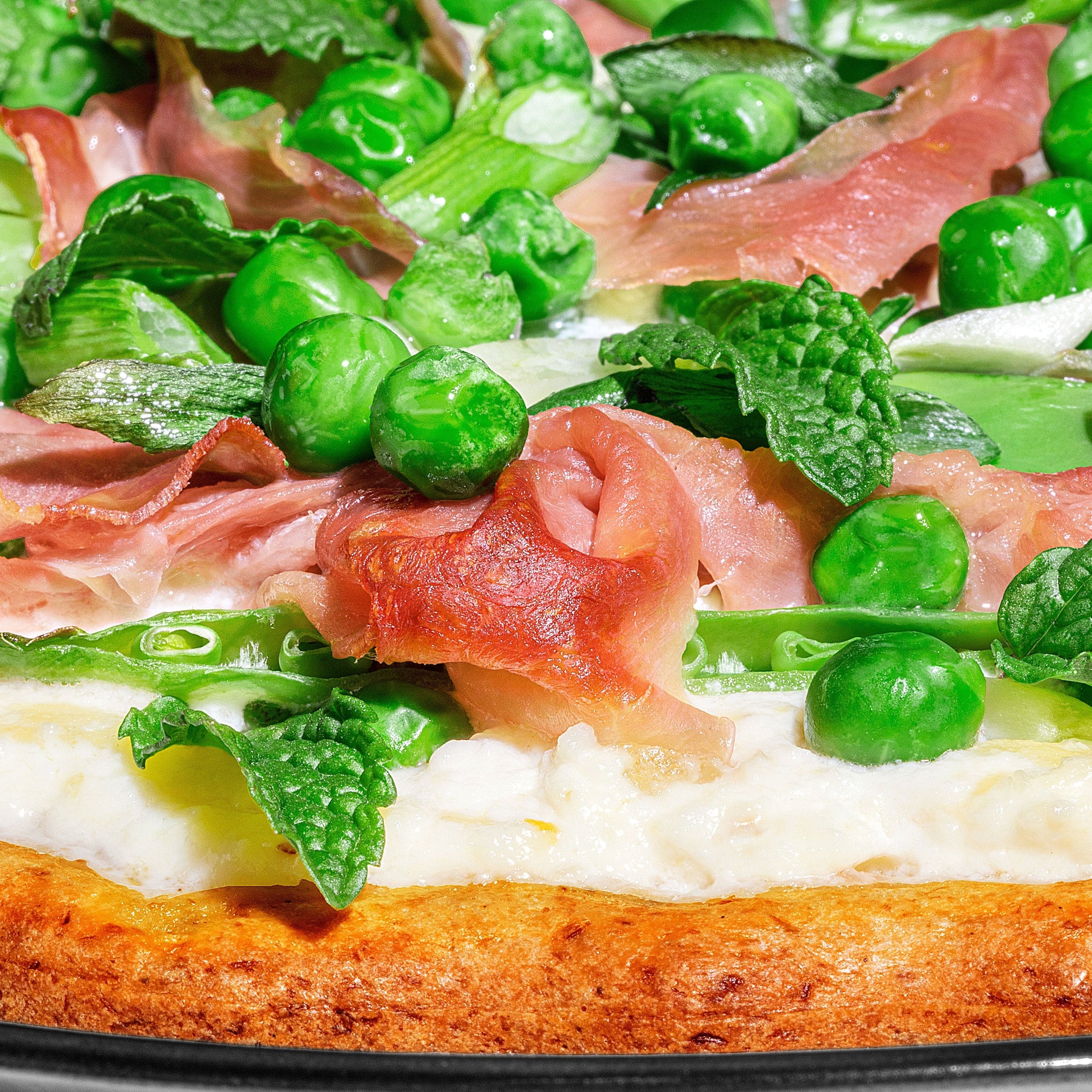 Creamy Spring Pea Pizza
